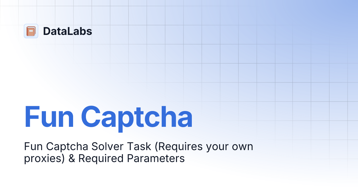 Fun Captcha | DataLabs